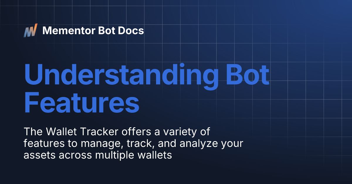 Understanding Bot Features | Mementor Bot Docs
