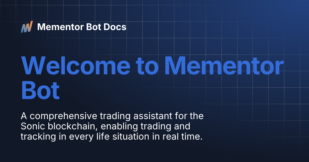 Welcome to Mementor Bot | Mementor Bot Docs